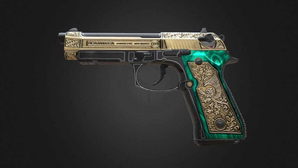 Dual Berettas | Royal Consorts - 3D model by CS2Items.pro (@csgoitems ...