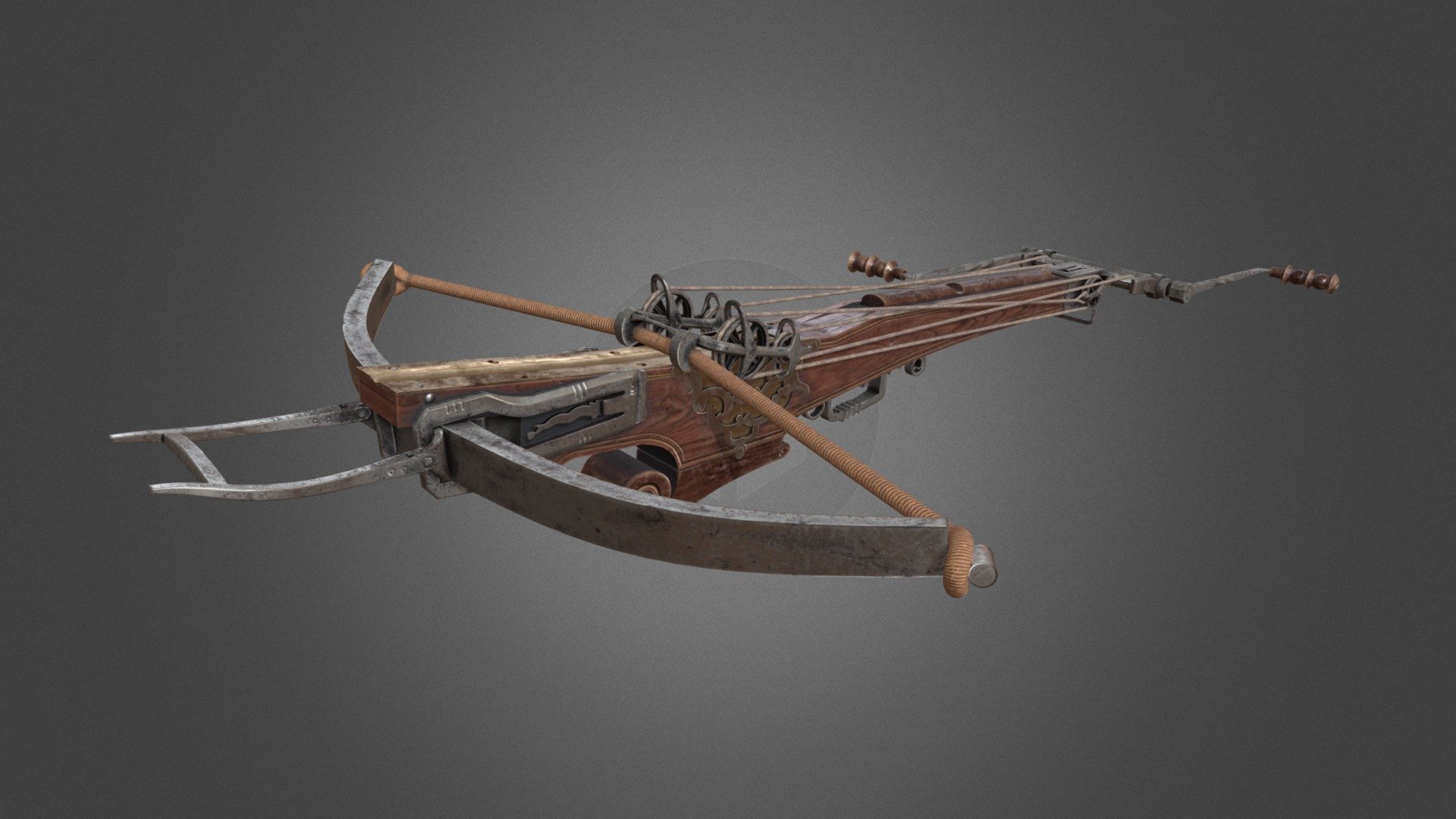 Heavy antique crossbow - Free - Download Free 3D model by SetZar ...