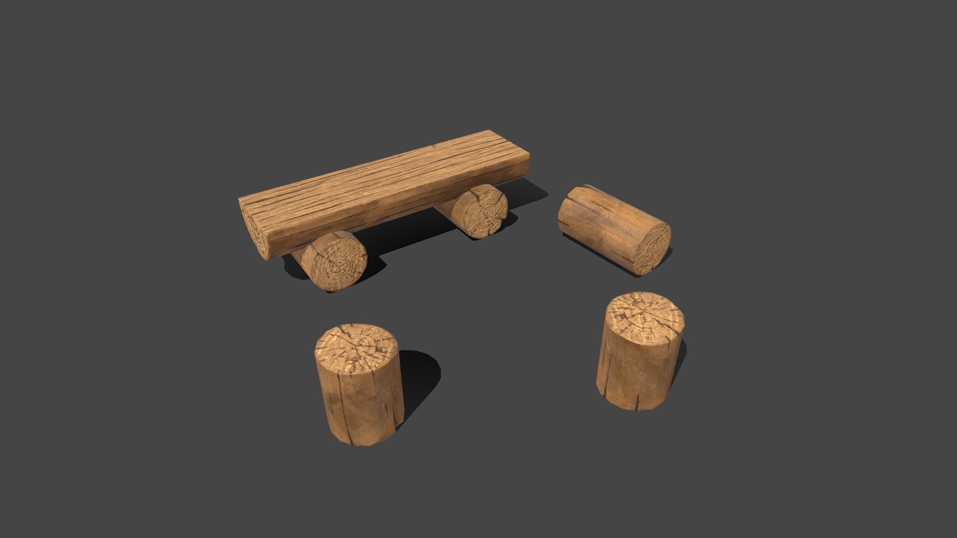 Wooden Bench - Download Free 3D model by Helley [0acbe64] - Sketchfab