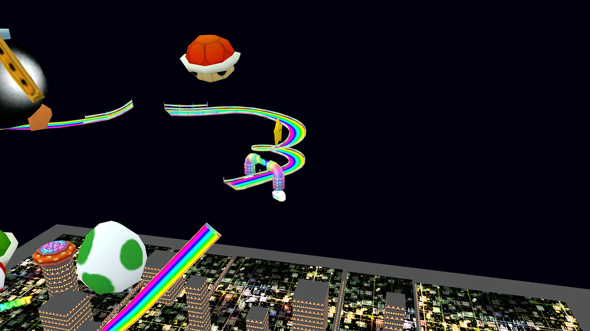 Rainbow Road Double Dash - Download Free 3D model by jameslucino117 ...