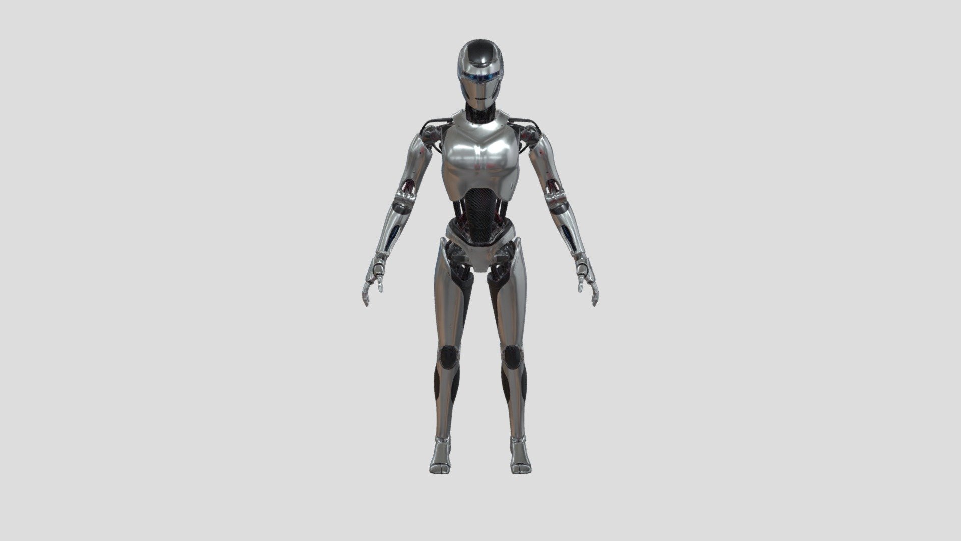 HUMANOID ROBOT - 3D model by qamarhamad9 [0acc9ce] - Sketchfab