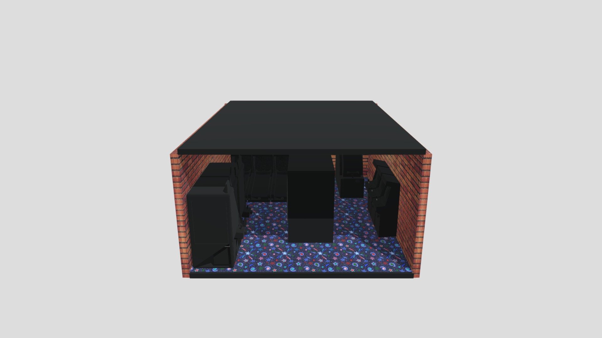 Arcade Scene - 3D model by collegeonyx [0accd4b] - Sketchfab