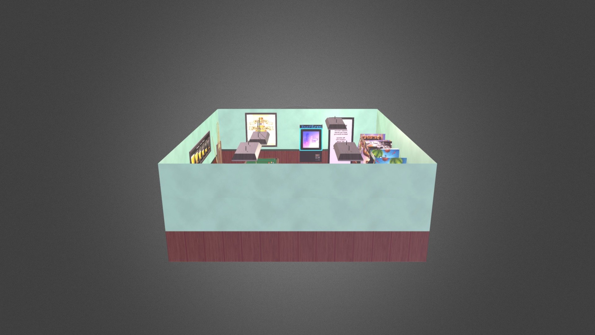 Game Room Textures - 3D model by sirsimmonds [0acd1d0] - Sketchfab