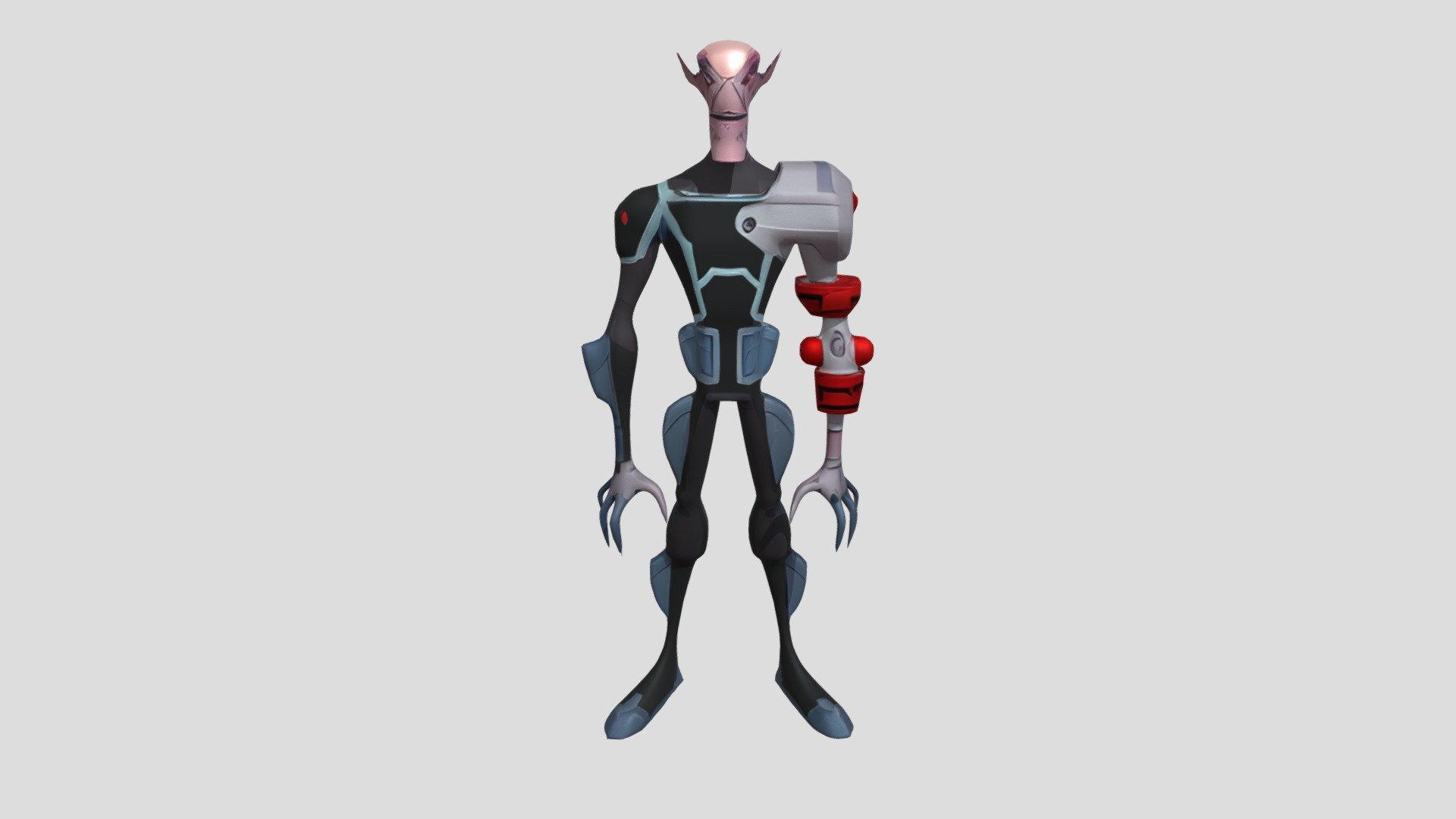 cyborg alien character - 3D model by MagicMountain [0acd77a] - Sketchfab