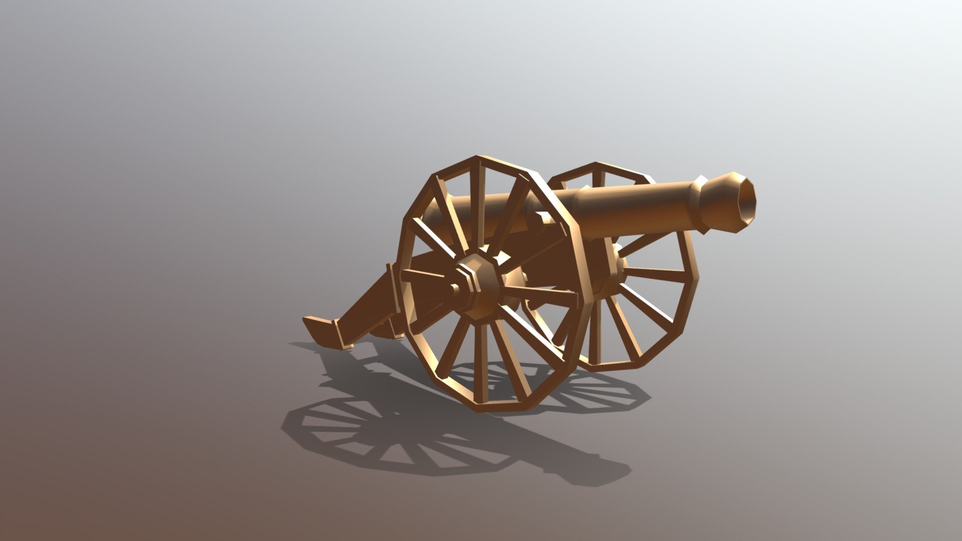 Cannon - Download Free 3D model by AlpacPoly [0acf011] - Sketchfab