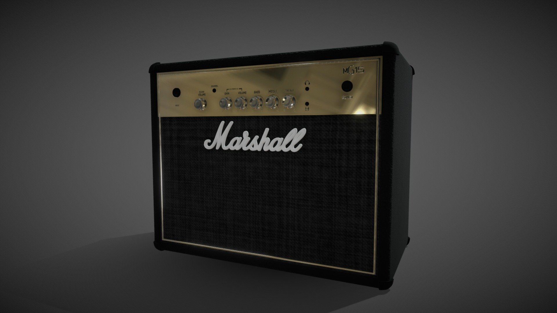 Marshall Amp - 3D model by MashuGaming [0acf224] - Sketchfab