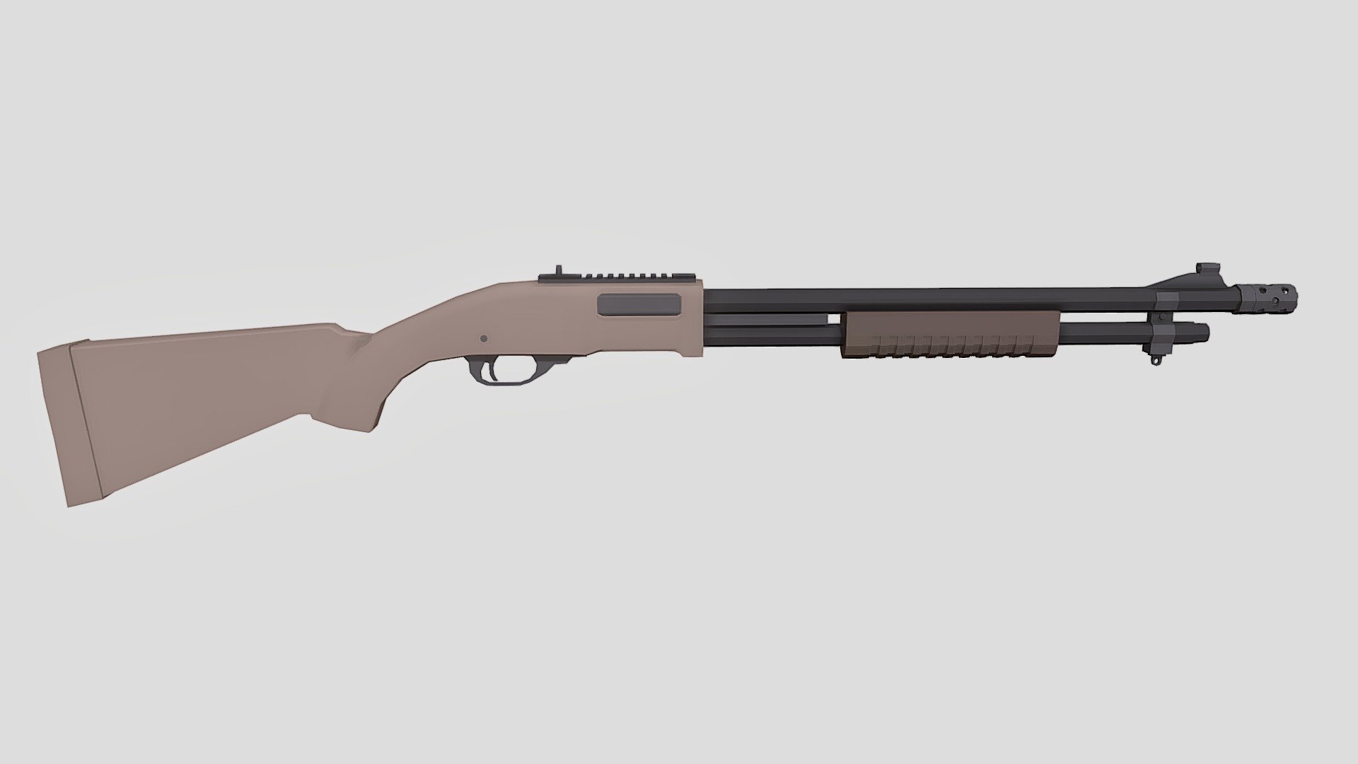 M870 Lowpoly - Download Free 3D model by Aditar Studios (@Aditar ...