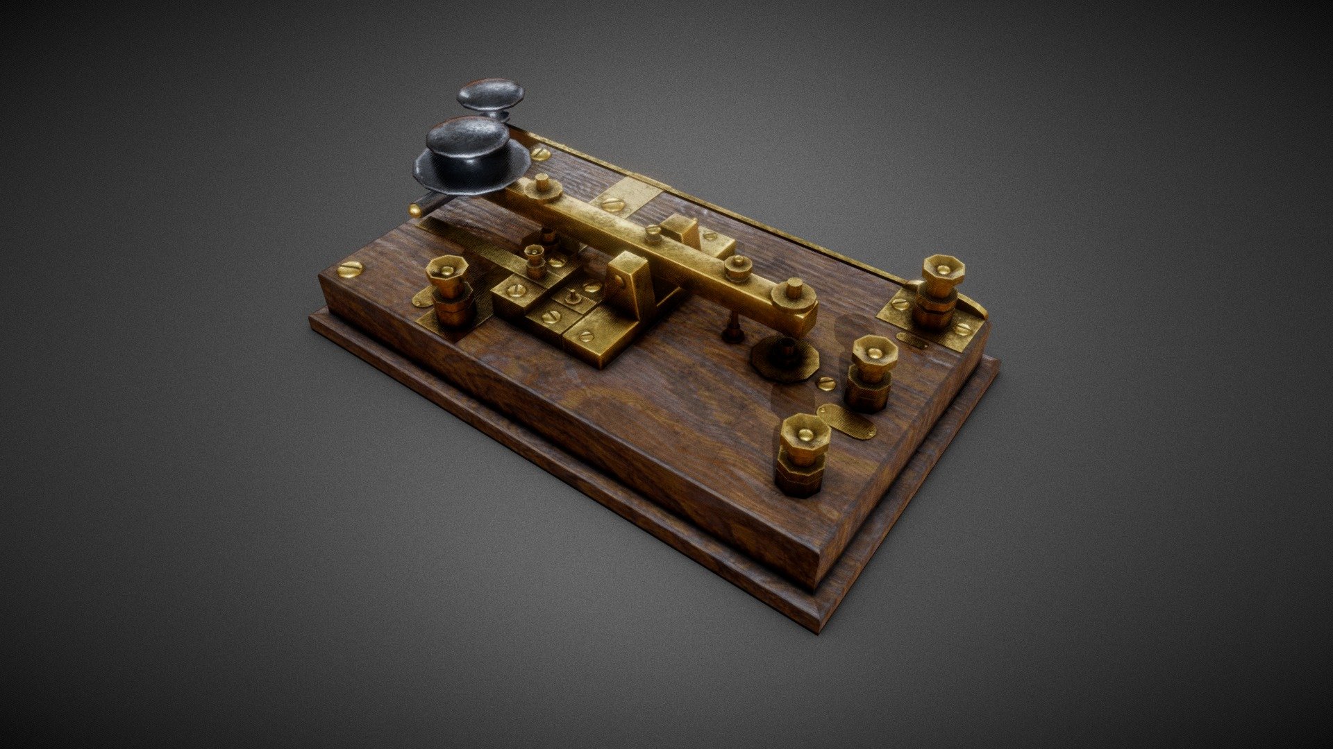Morse Telegraph - Buy Royalty Free 3D model by carlcapu9 [0acfe66 ...