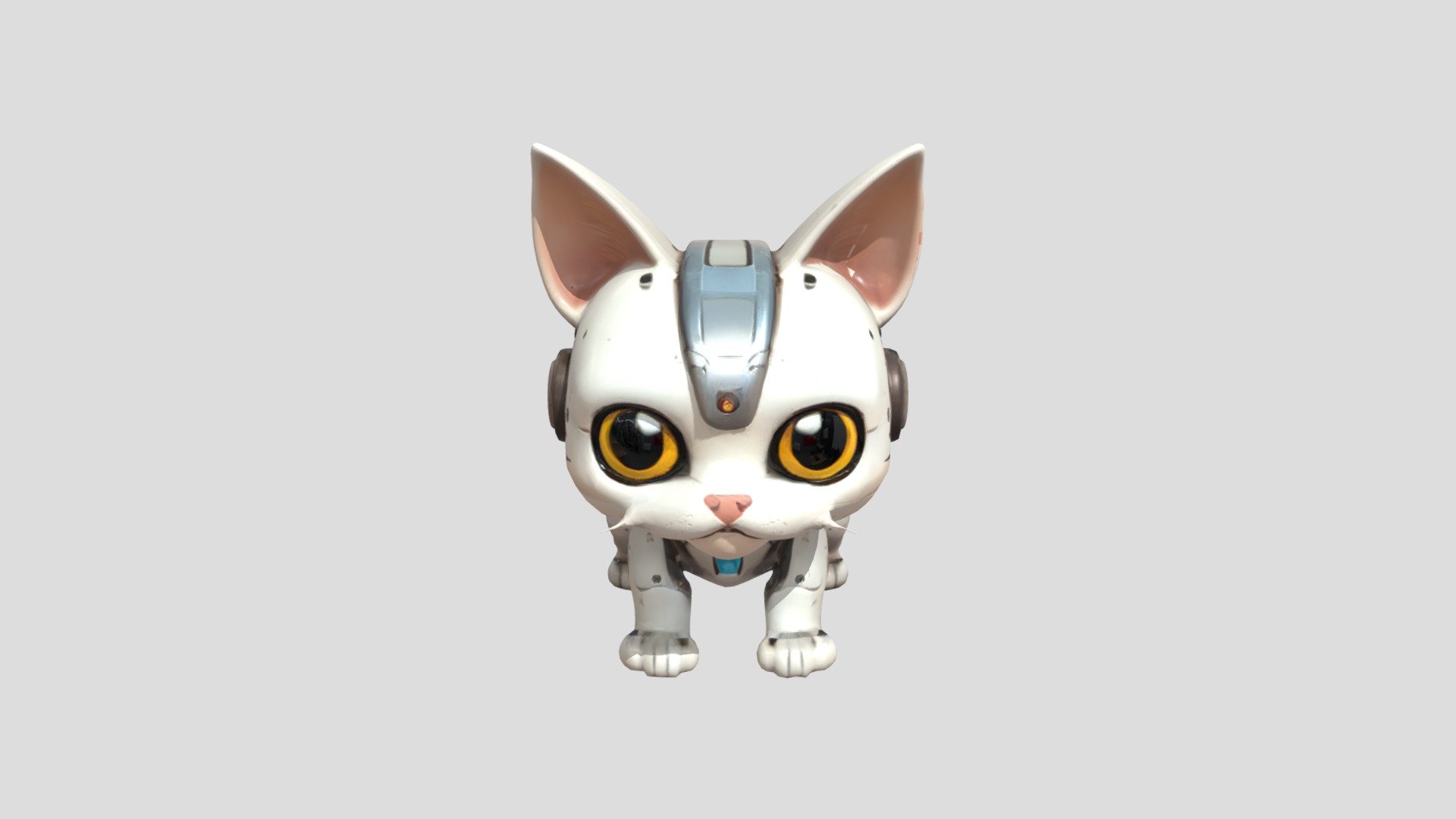 Robot Cat - Download Free 3D model by brazeltonmaxie [0ad0bed] - Sketchfab