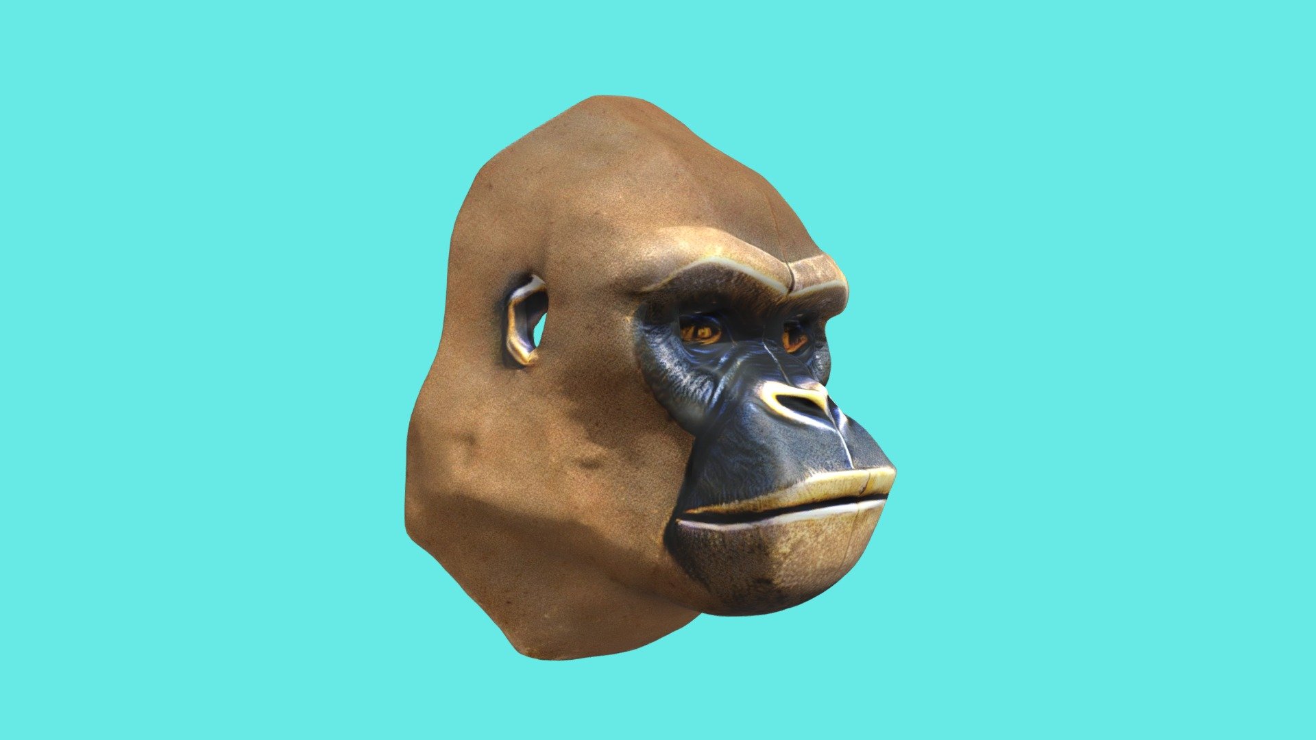 gorilla mask - Download Free 3D model by vicente betoret ferrero ...