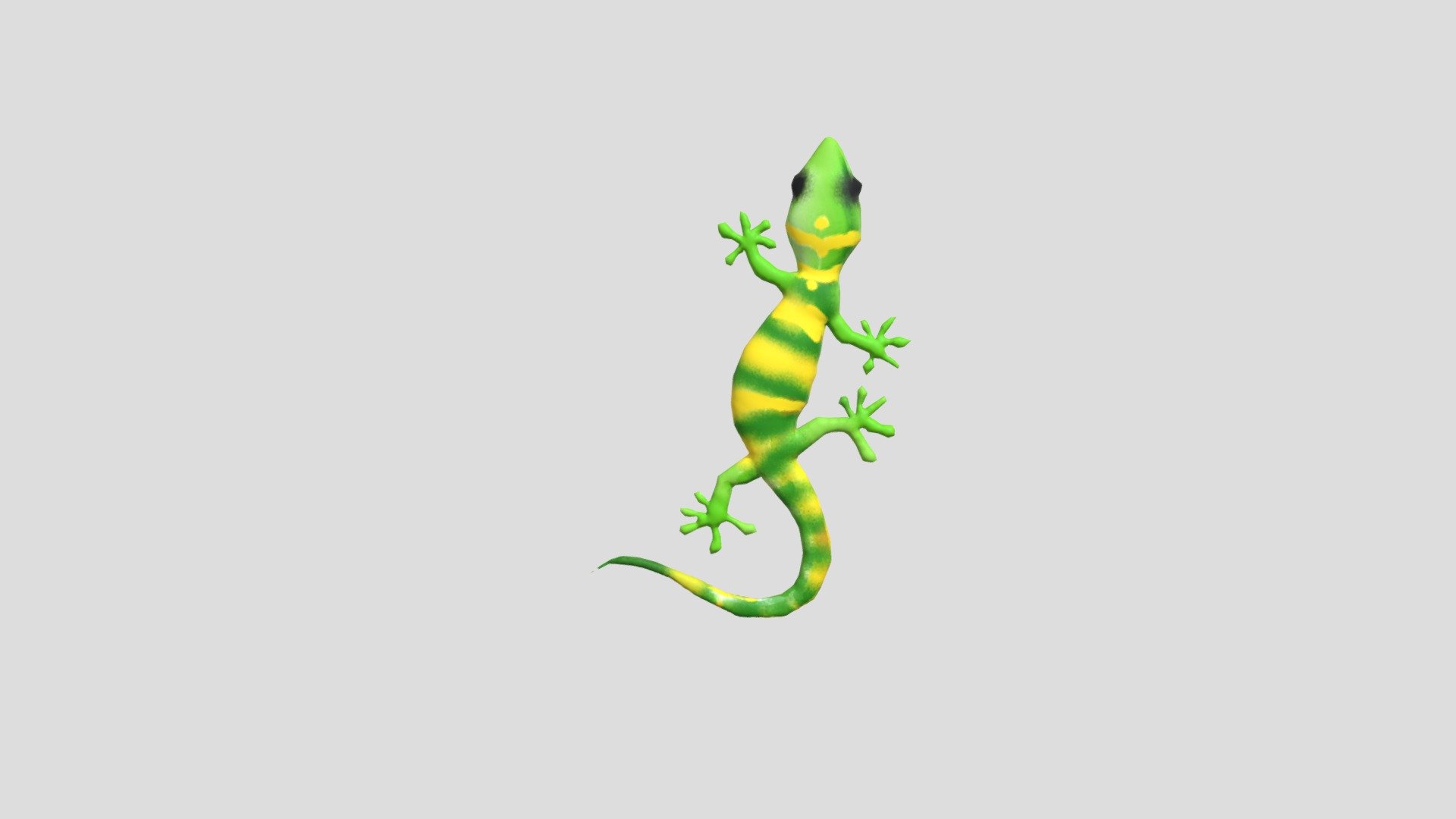 Cicak atau Toke - 3D model by fridafebri8 [0ad1e85] - Sketchfab