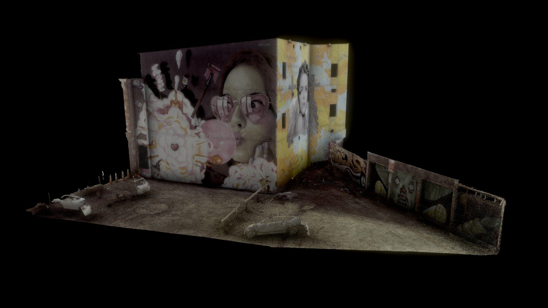Wongi Wilson - Street Art - Mural - Christchurch - 3D model by 3D ...