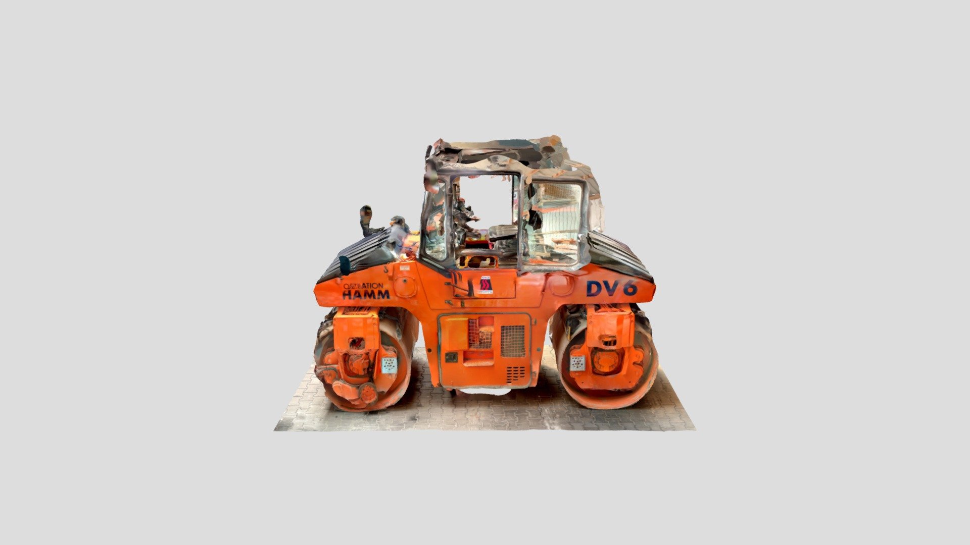 Walze -poly - Download Free 3D model by Murus [0ad3b16] - Sketchfab