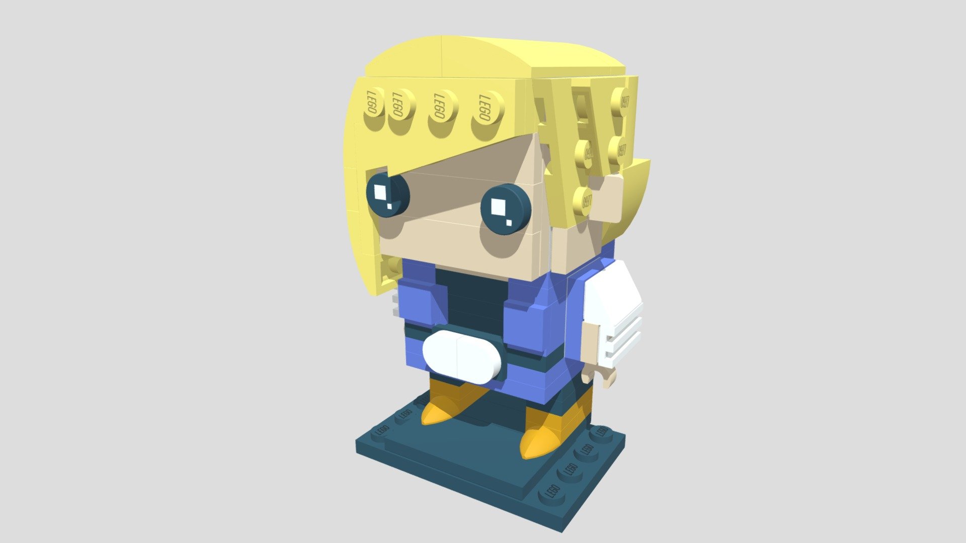 Android 18 Dragon ball - lego - 3D model by julius81 [0ad5417] - Sketchfab