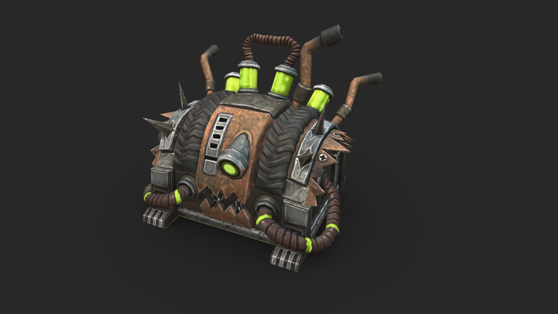 Steam Punk Chest - 3D model by CC (@ccsf) [0ad7e7a] - Sketchfab