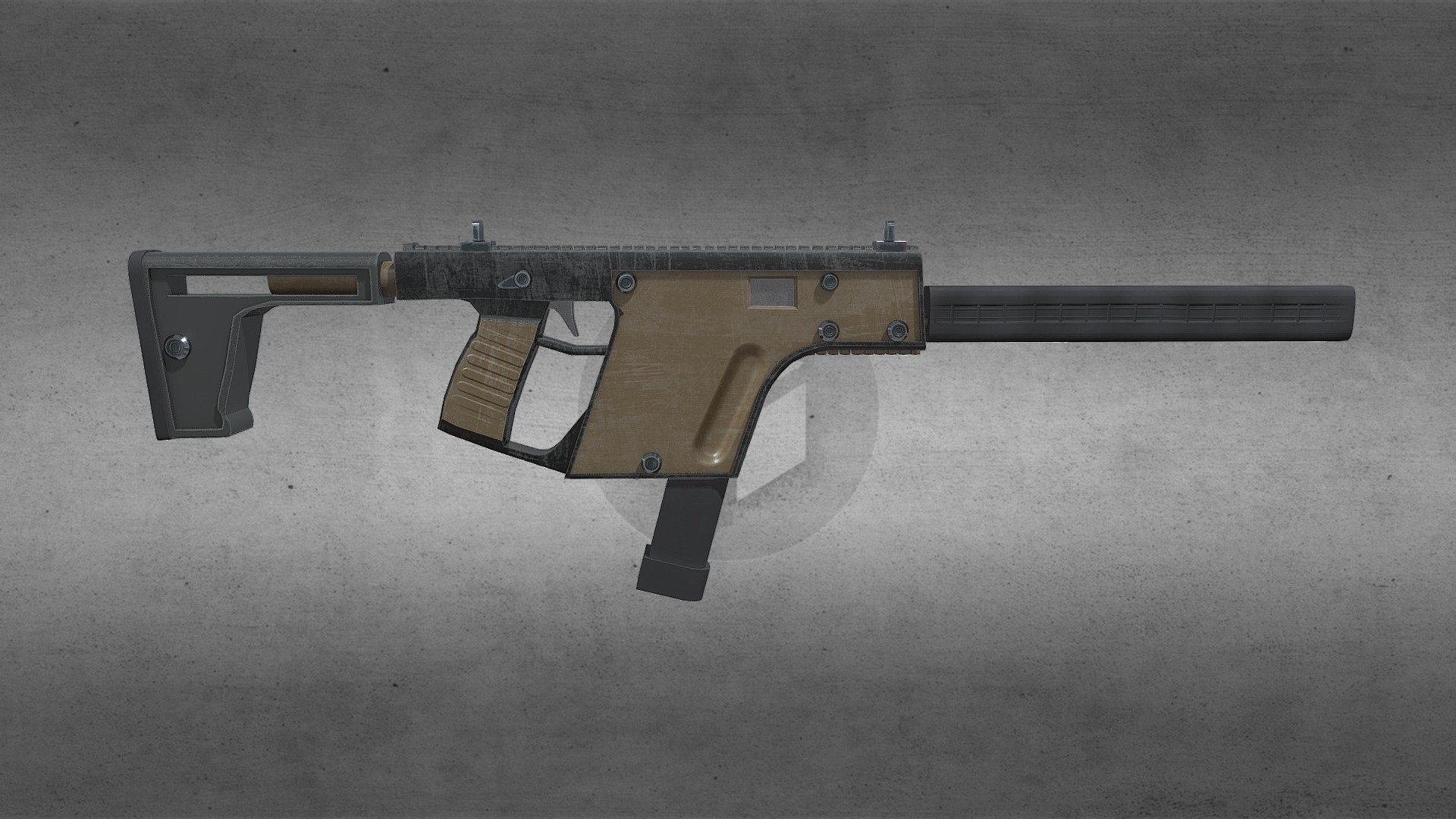 Kriss Vector .45 ACP SMG - Download Free 3D model by CannonMonkey ...
