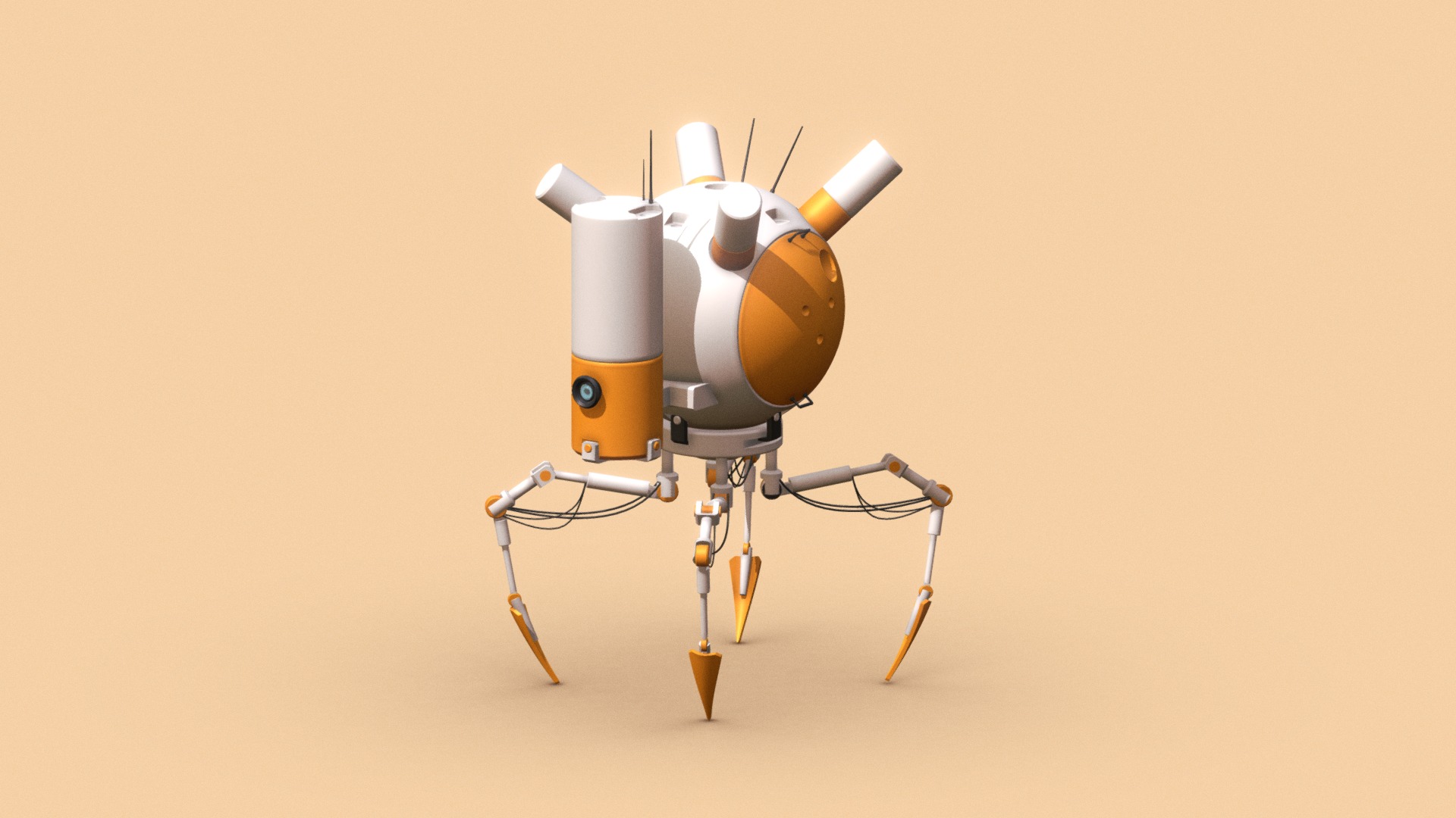[Concept Model] Crawler Bot - 3D model by jarlanperez [0ad9ed7] - Sketchfab