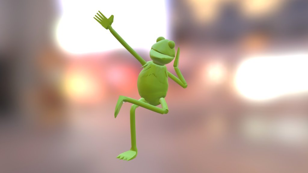 Kool(er) Kermit - 3D model by ccacNickC [0adcb31] - Sketchfab