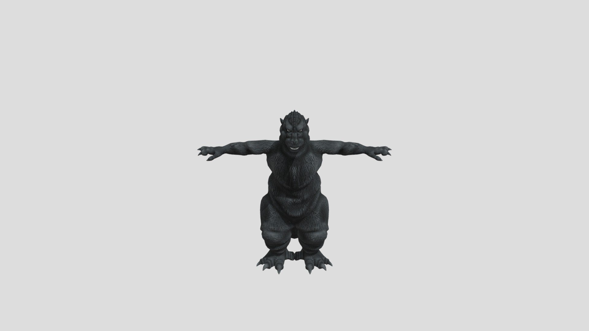 Godzilla 1954 Rigged and Animated Mixamo Pack - Download Free 3D model ...