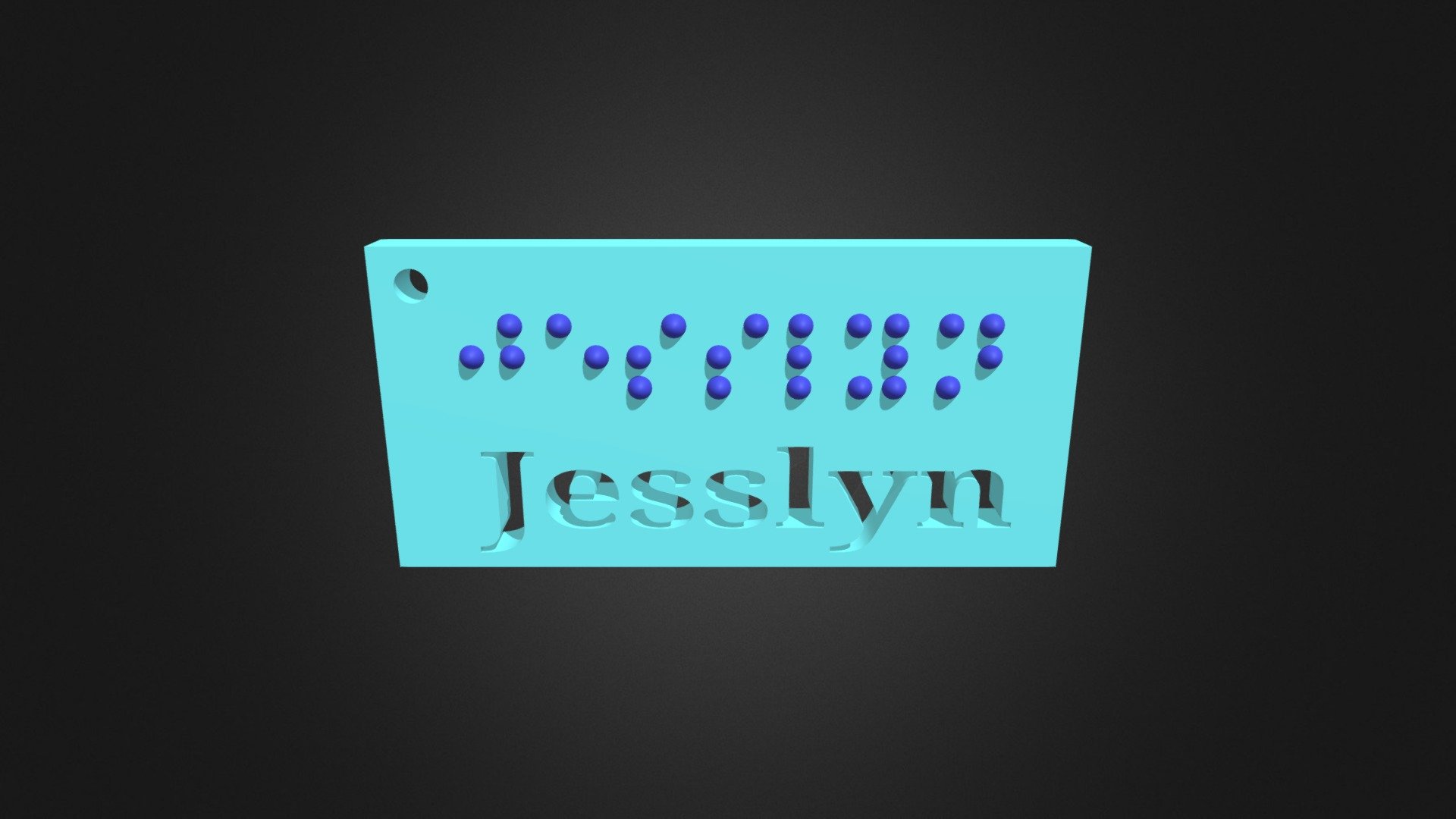 braille J - 3D model by jh (@jianerhong) [0ade73a] - Sketchfab