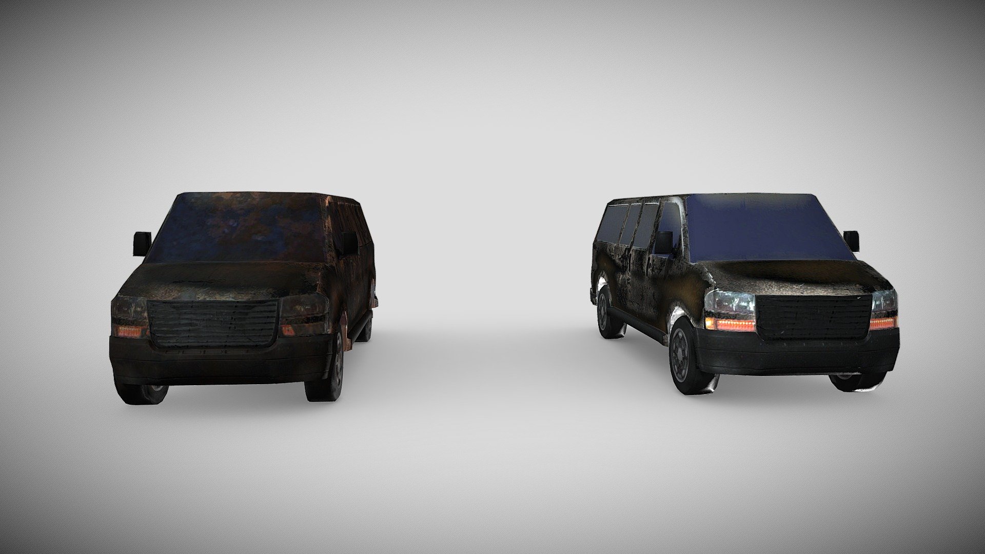Minivan│oxidado & usado - Download Free 3D model by KurumA (@rubenn ...