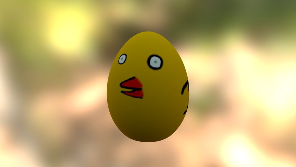 CreepyChicken EasterEgg - 3D model by AlexNasalenko [0ae4c91] - Sketchfab