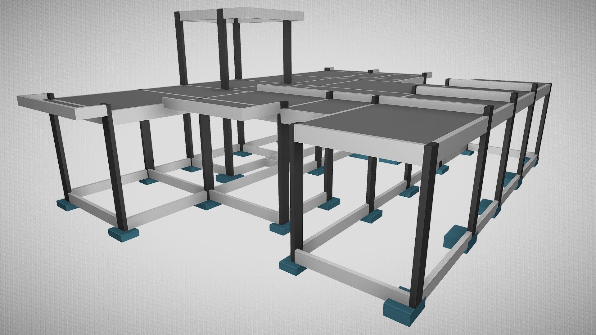 084 - Projeto Estrutural Residência (162 m2) - Download Free 3D model ...
