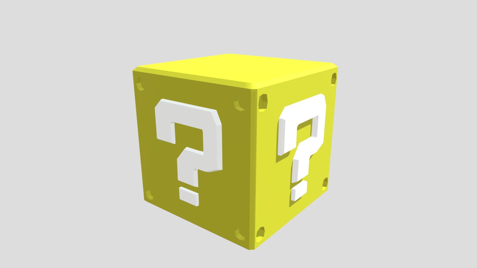 Question Block - 3D model by shmeglepants [0ae5474] - Sketchfab