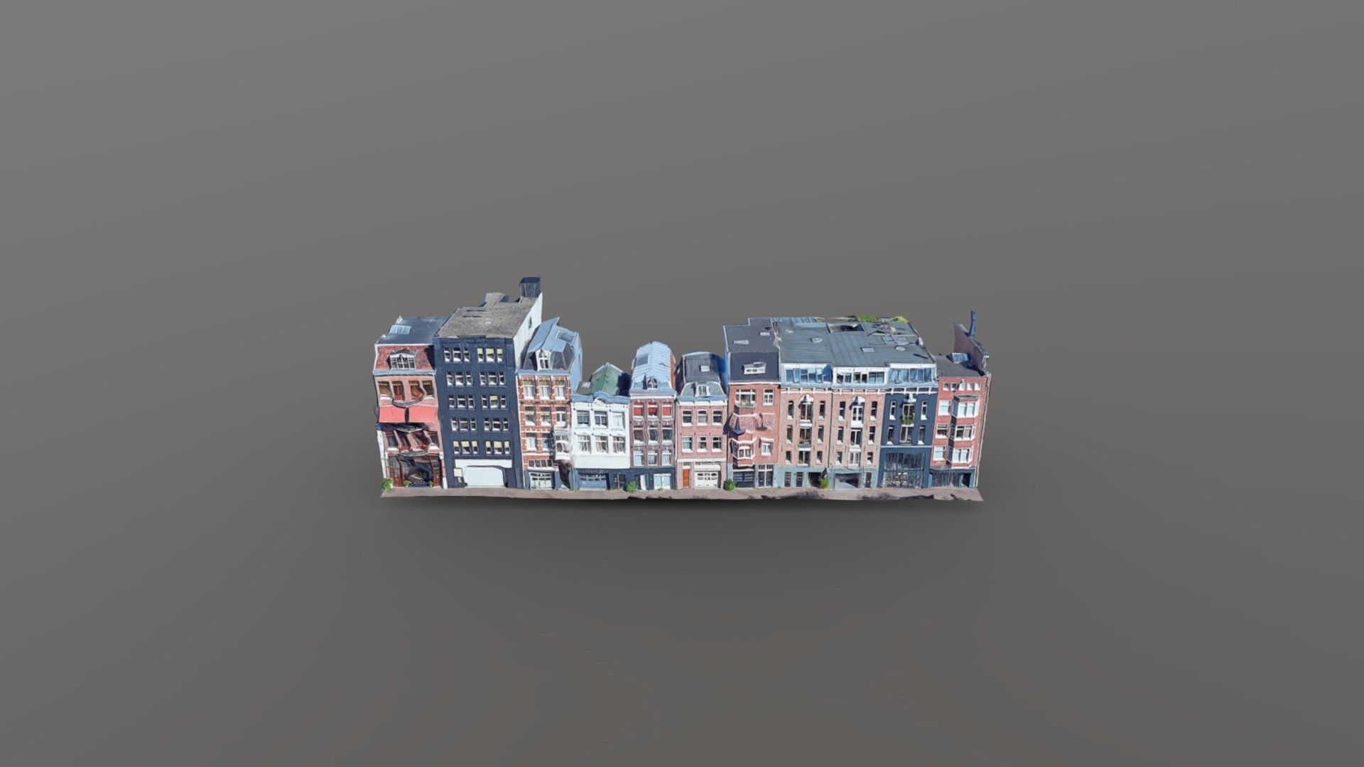 Dutch houseblock - 3D model by MvdE [0ae688d] - Sketchfab