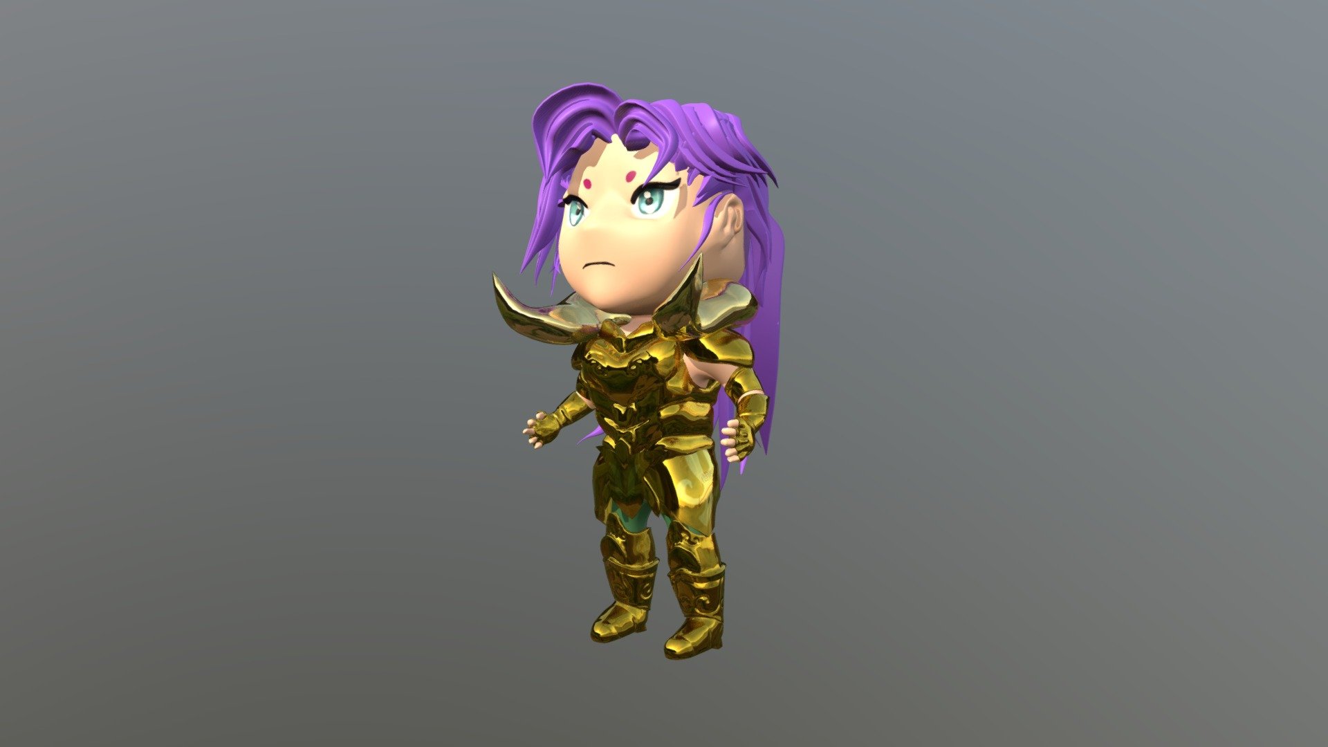 Mu de Aries chibi - 3D model by anthonyprimo [0ae7169] - Sketchfab