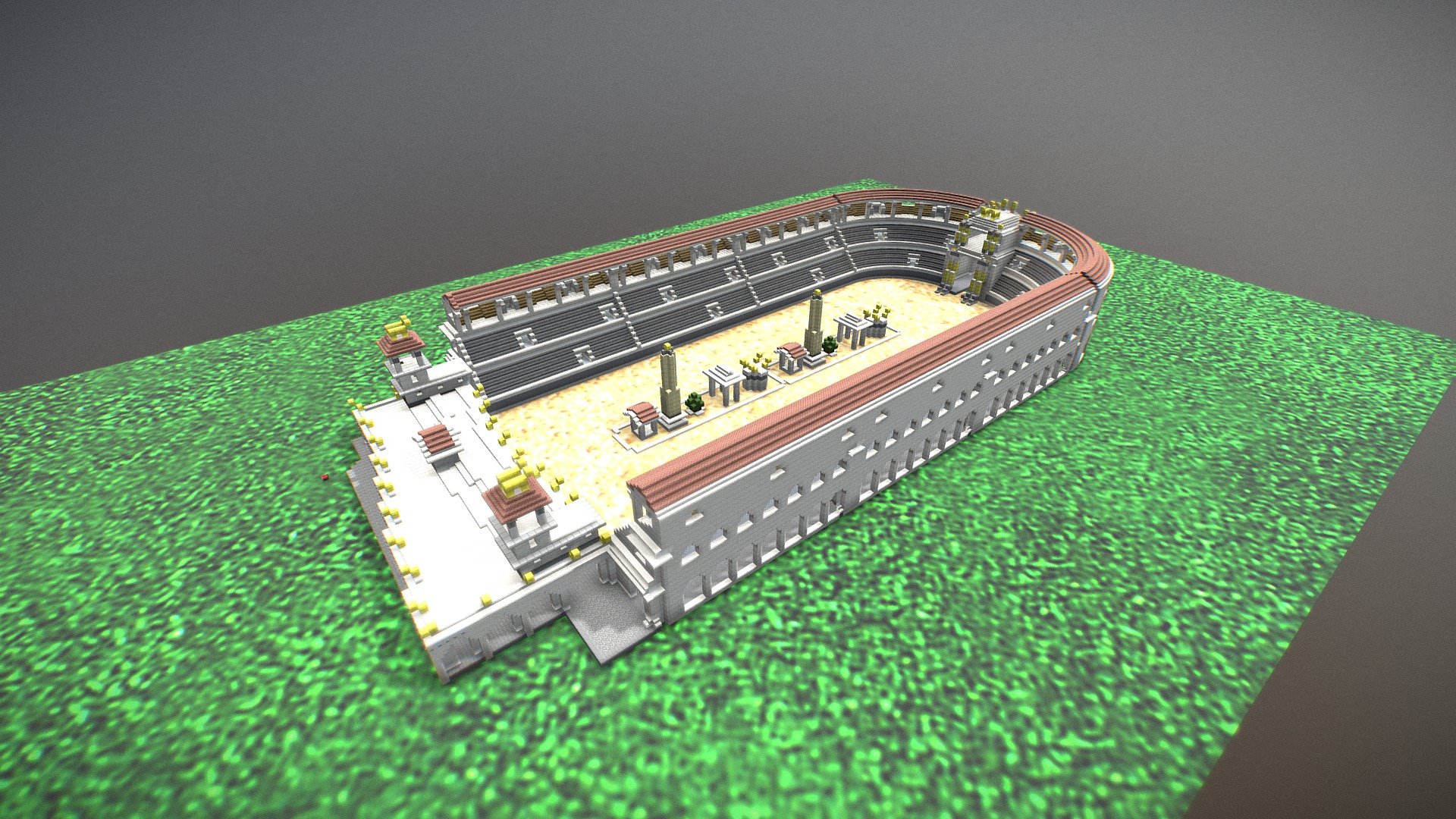 Circus Maximus v1 - 3D model by jwog [0ae8d6b] - Sketchfab
