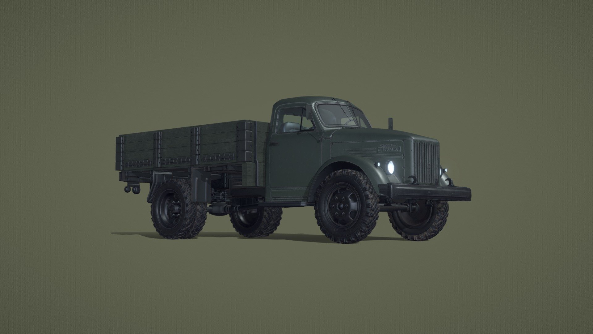 GAZ_51 - Download Free 3D model by SunrenTR [0ae8da9] - Sketchfab