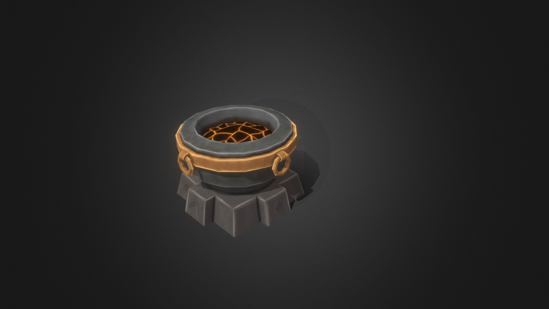 Stylized Brazier - 3D model by JoeZo [0ae90e5] - Sketchfab