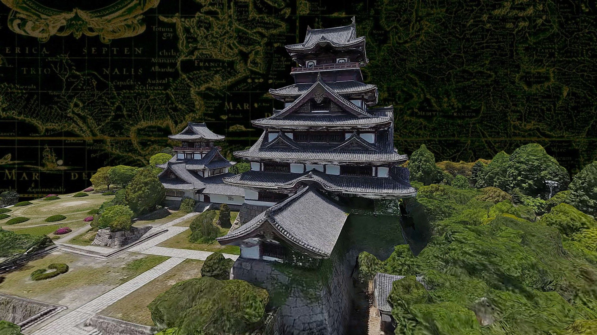 Fushimi Castle - 3D model by Raiz (@RaizVR) [0ae9ba3] - Sketchfab