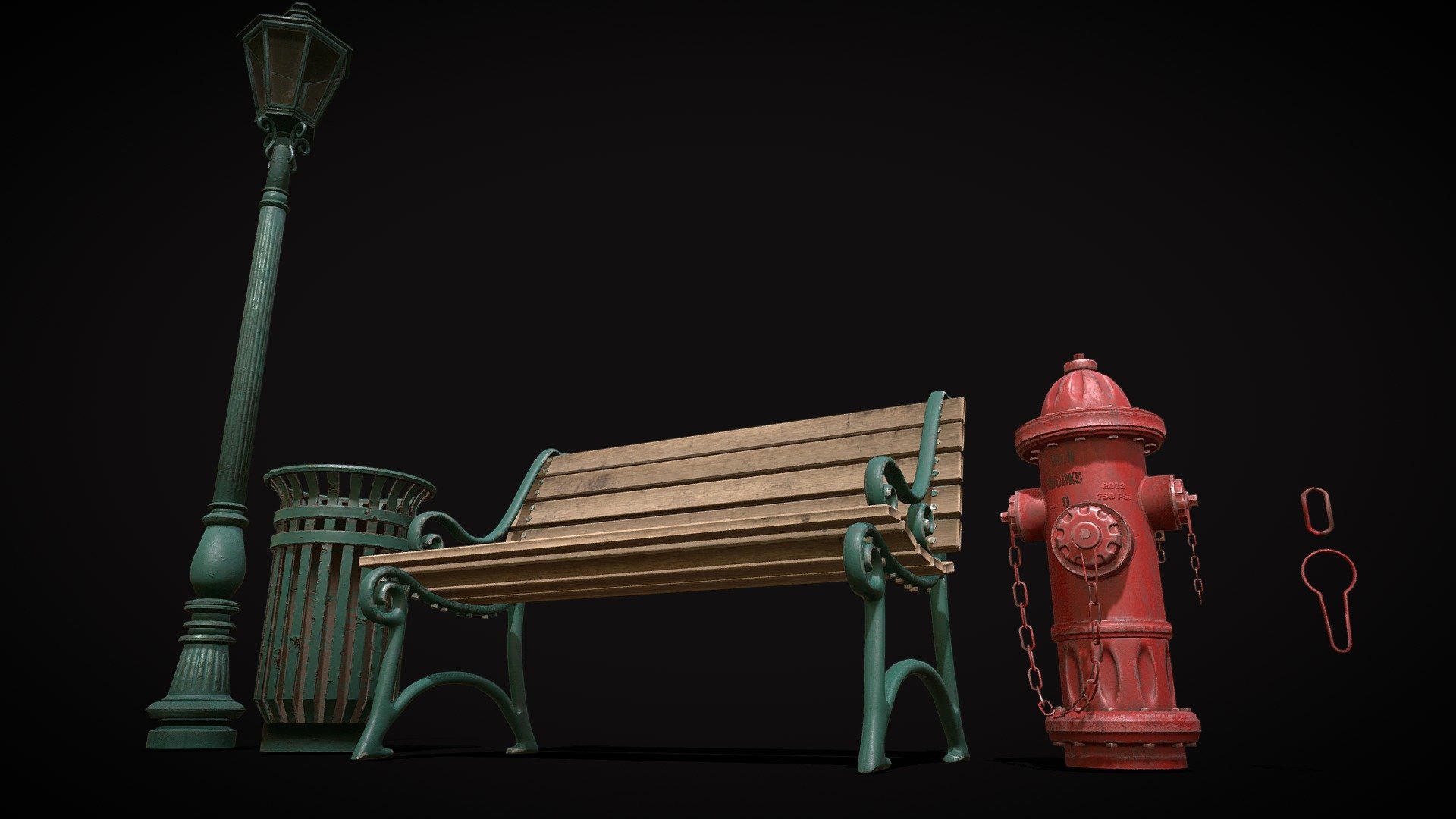 Street Props - Buy Royalty Free 3D model by Julija_Fivcukova (@jul_ef ...