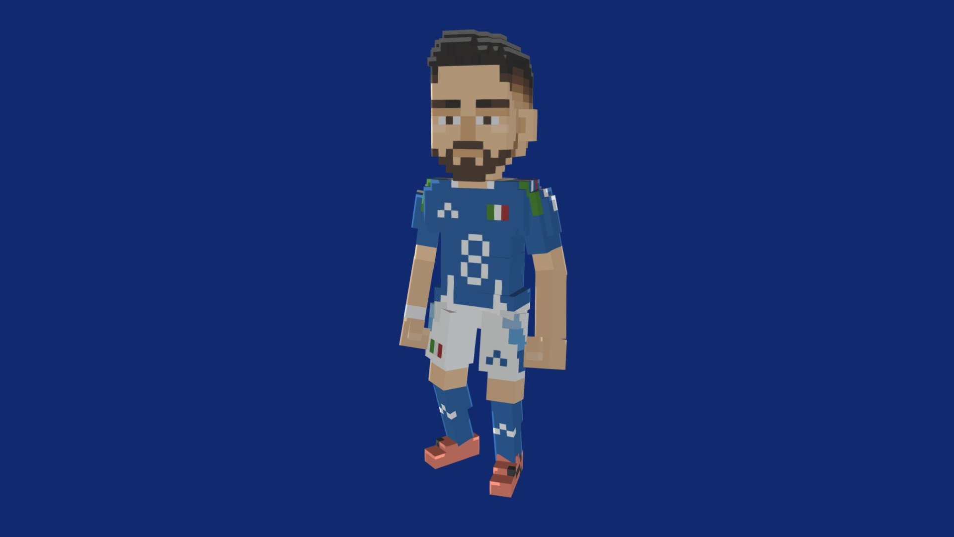Football player 03 - 3D model by Stronghandcat Studio (@stronghandcat ...