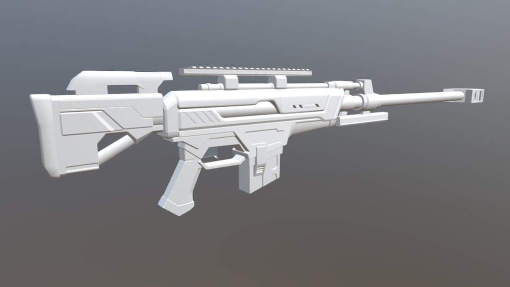 XCOM 2 Sniper Rifle - 3D model by lance5513 [0aeb732] - Sketchfab