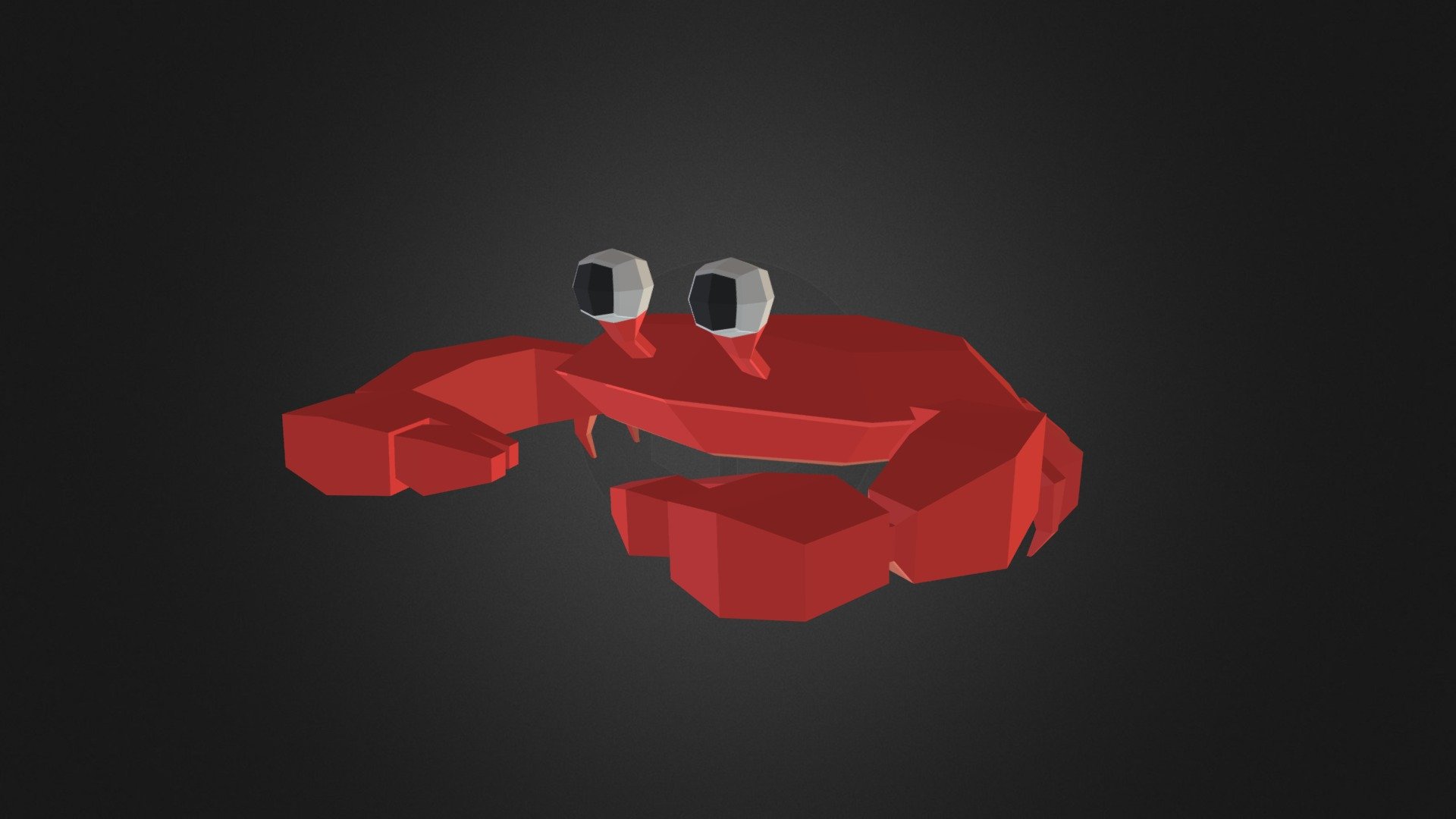Low-Poly crab 3D Unity Game asset - 3D model by filipp.aronovits ...