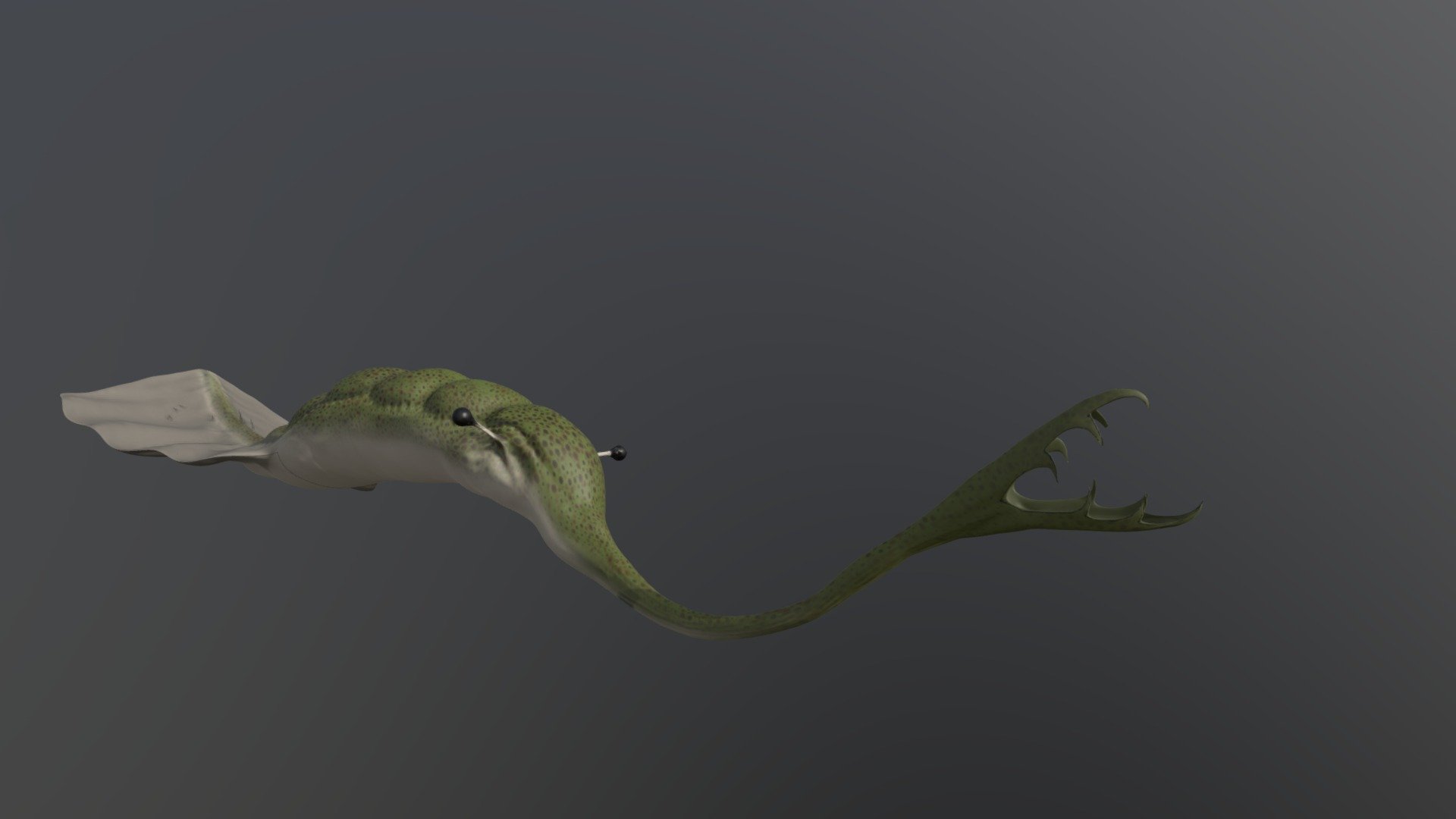 Tully Monster - 3D model by artofjohnblaze [0aebc98] - Sketchfab