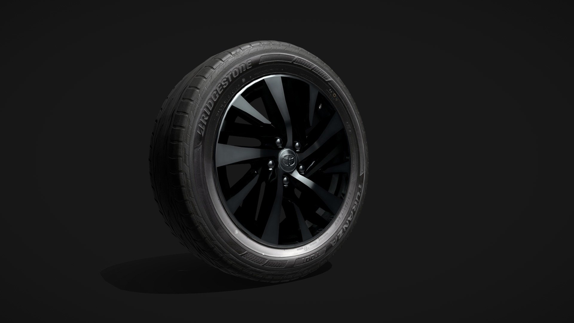 Innova Crysta Alloy wheel - 3D model by Vaibhav Nigam (@vaibv) [0aebf53 ...