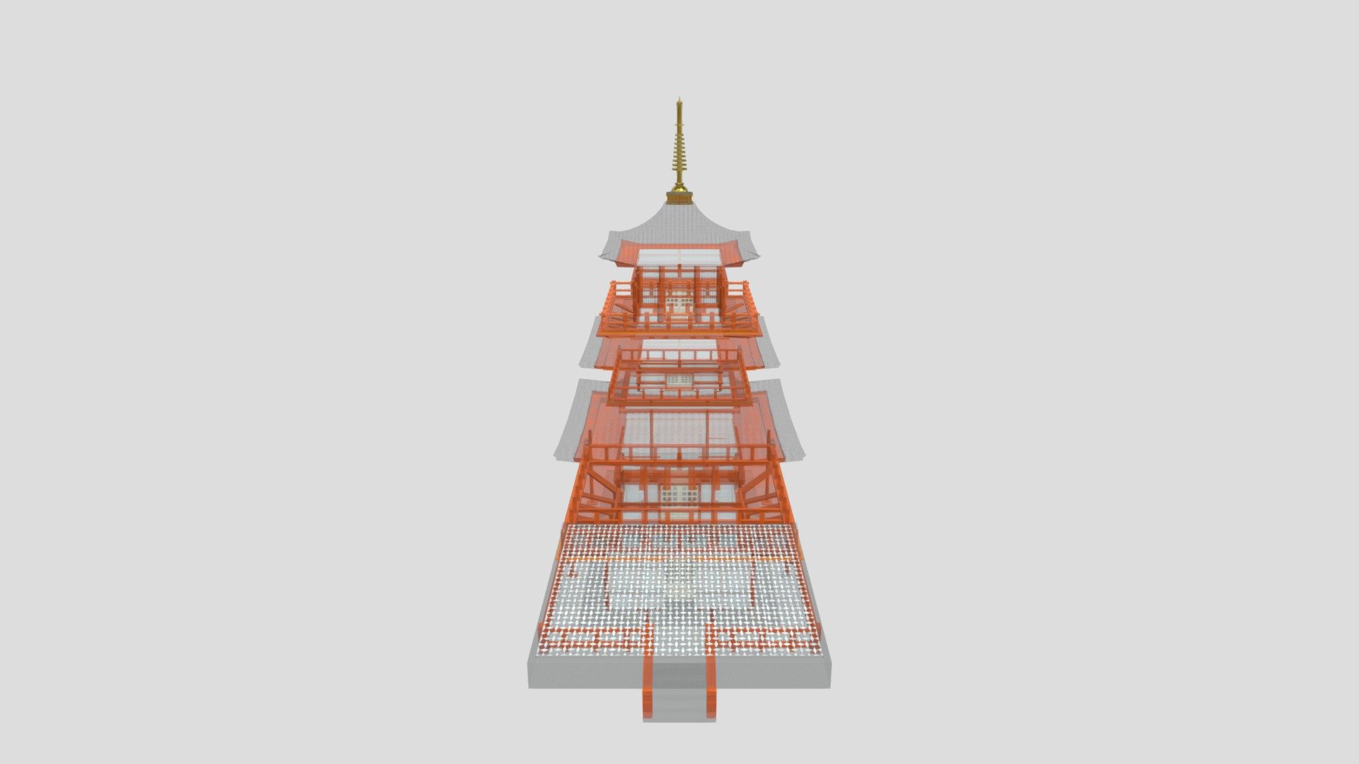 japanes tower - Download Free 3D model by matous.lupic [0aecee4 ...