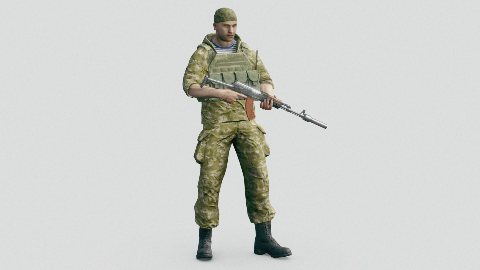 Spetsnaz Operator - Buy Royalty Free 3D model by SpatialNeglect ...