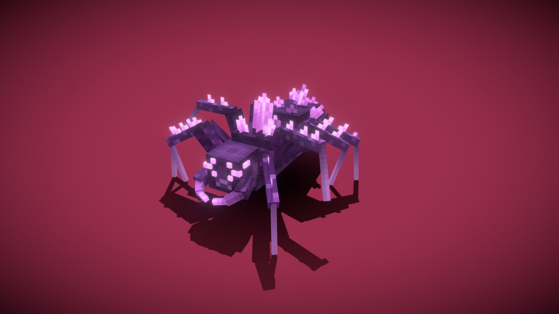 Amethyst Spider - 3D model by Nova67 [0aee8cb] - Sketchfab