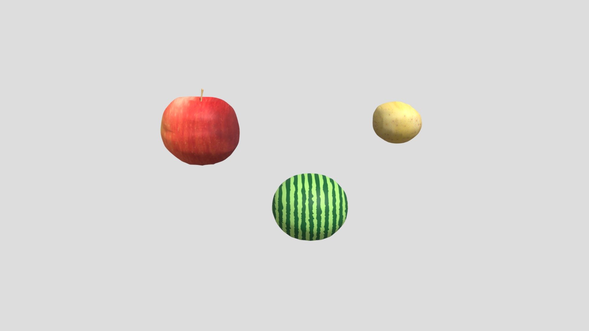 Fruits Model - Download Free 3D model by brian.stanton [0aeeb6a ...