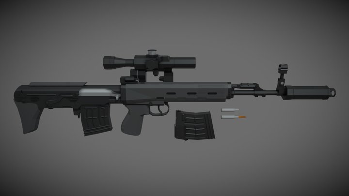 Sniper-rifle 3D models - Sketchfab