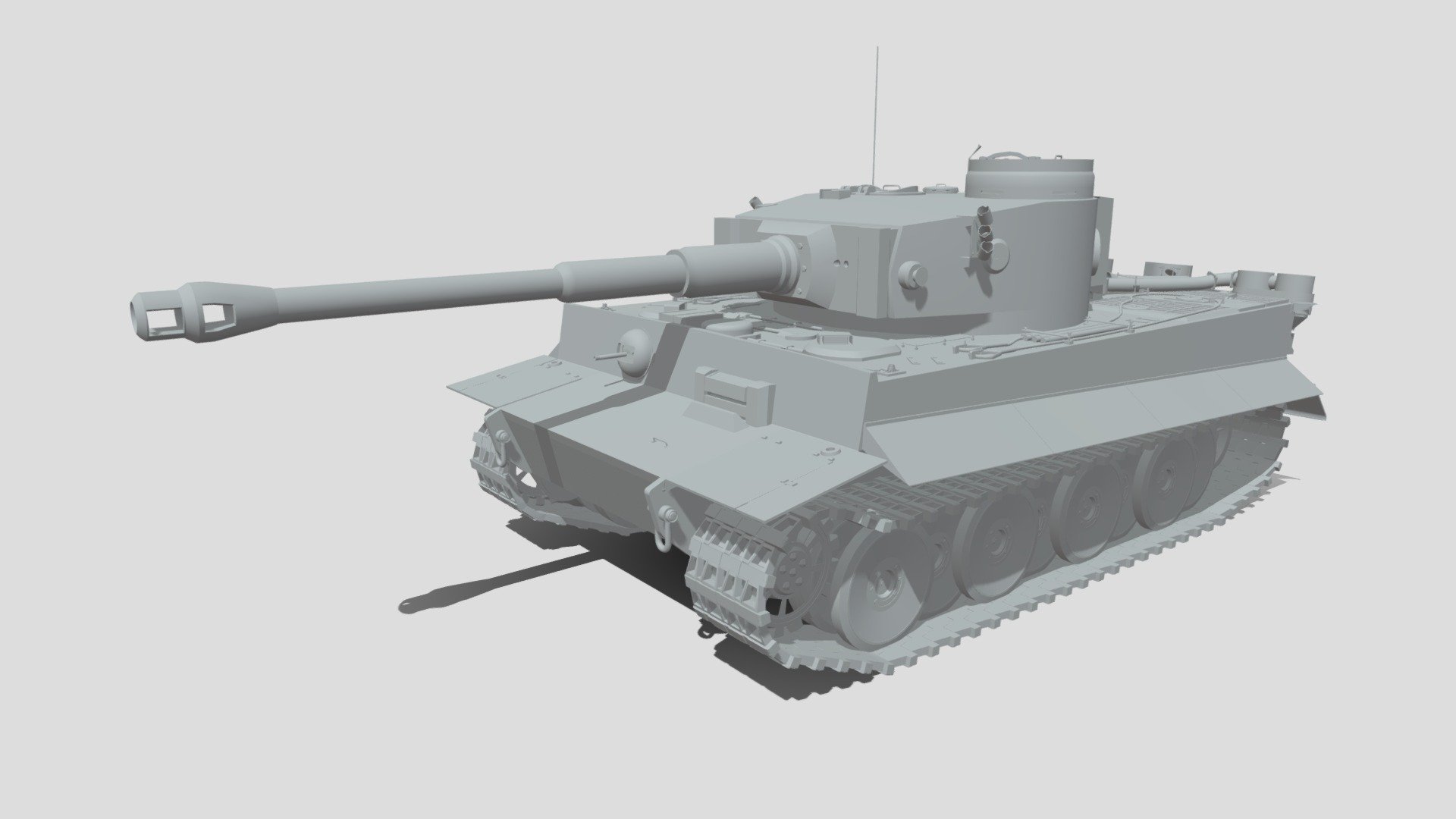 Tiger H1 / E early - Download Free 3D model by SolidFlak [0af11b6 ...