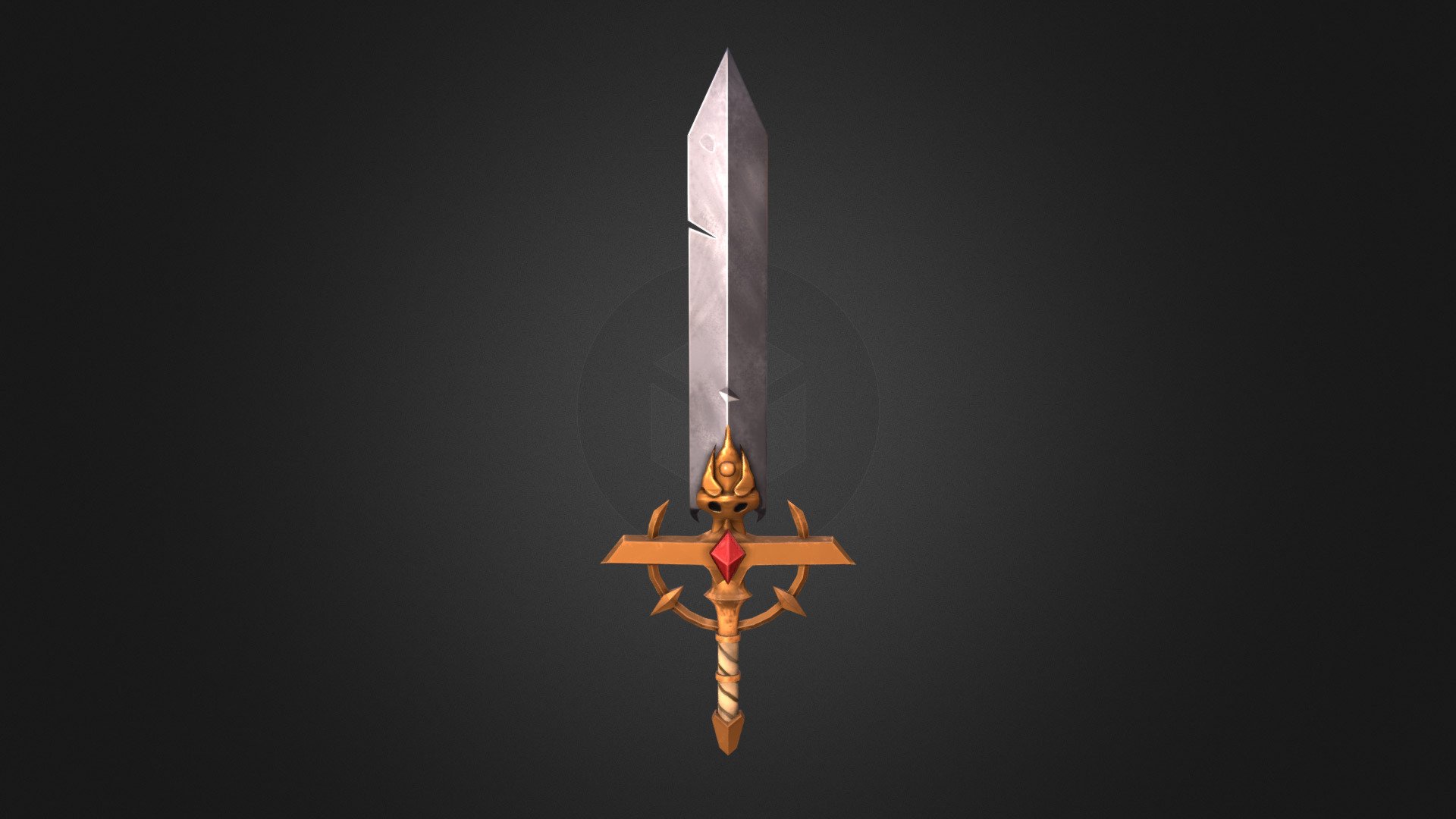 Sword of Frantic - 3D Model - 3D model by mnemoxjr [0af3e12] - Sketchfab