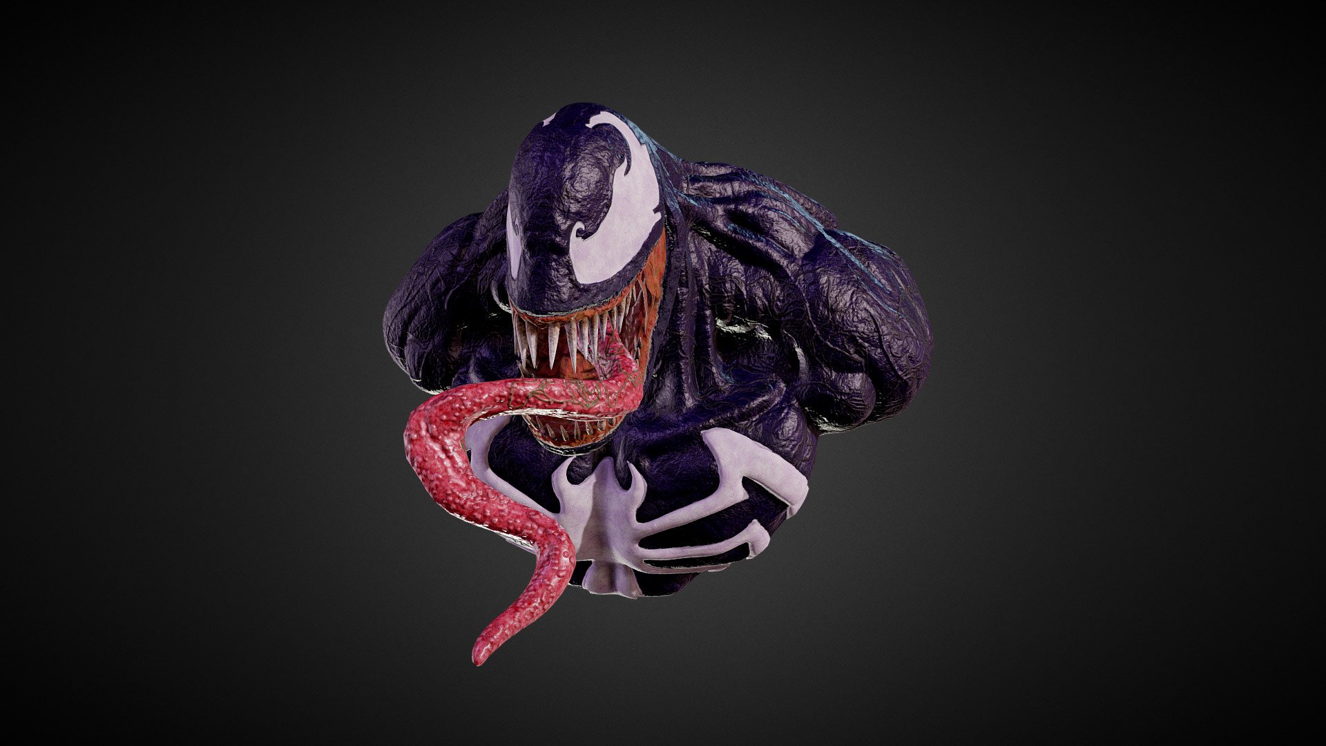 Venom Bust Model - 3D model by Bar Tamir (@bartamir3dart) [0af4caf ...