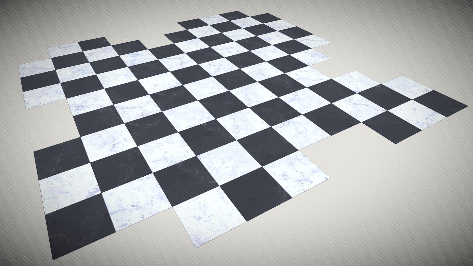 Broken Checker Tile Floor - Buy Royalty Free 3D model by Laurie Annis ...