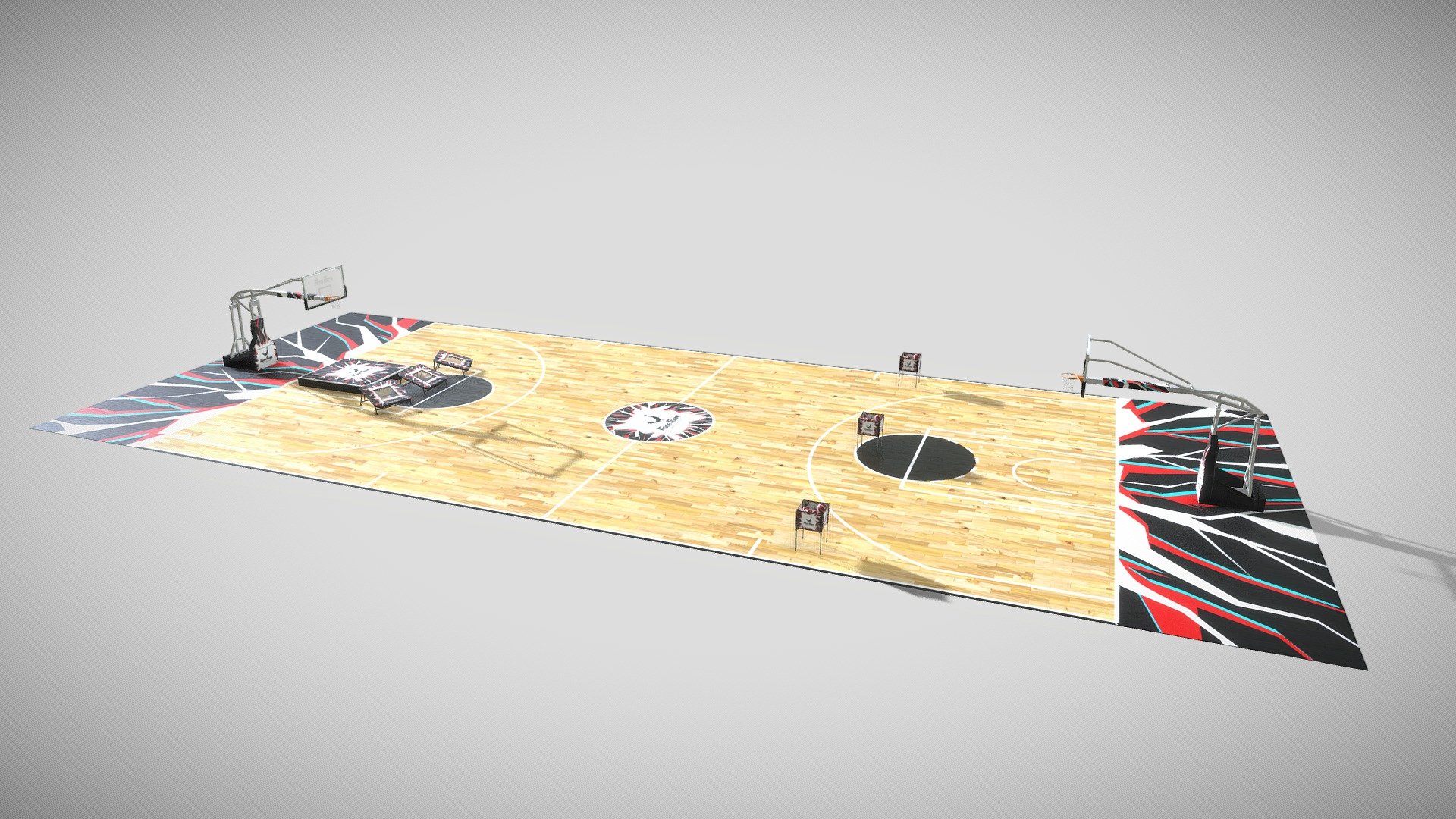 Face Team Basketball #3 - 3D model by Face Team (@faceteam) [0af7bd8 ...